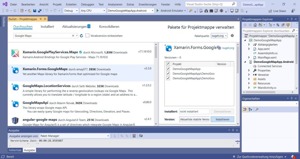 How to integrate Google Maps in an App ᐅ Full source code included