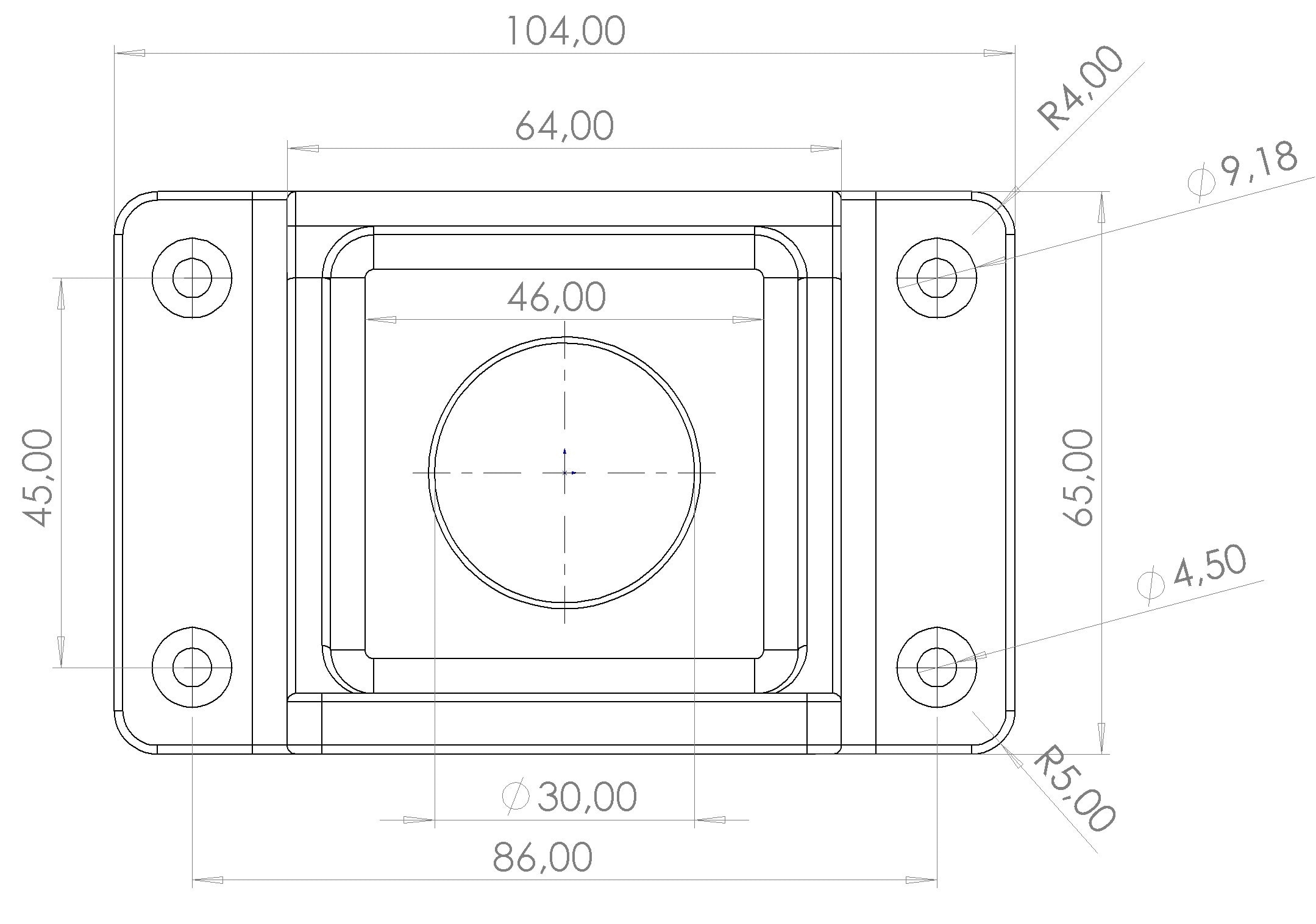 STL for Stepper Stand Nema 17 Created with SolidWorks 2025!