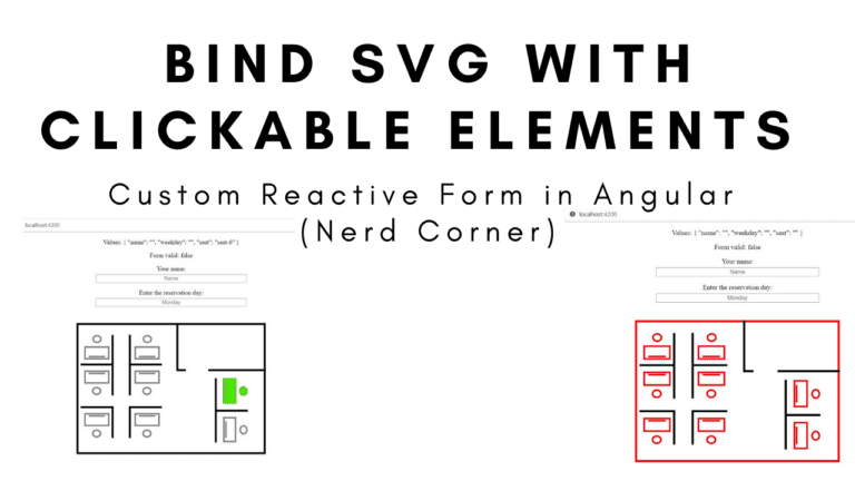 Custom Angular Reactive SVG Form 2025 clickable elements and Code!