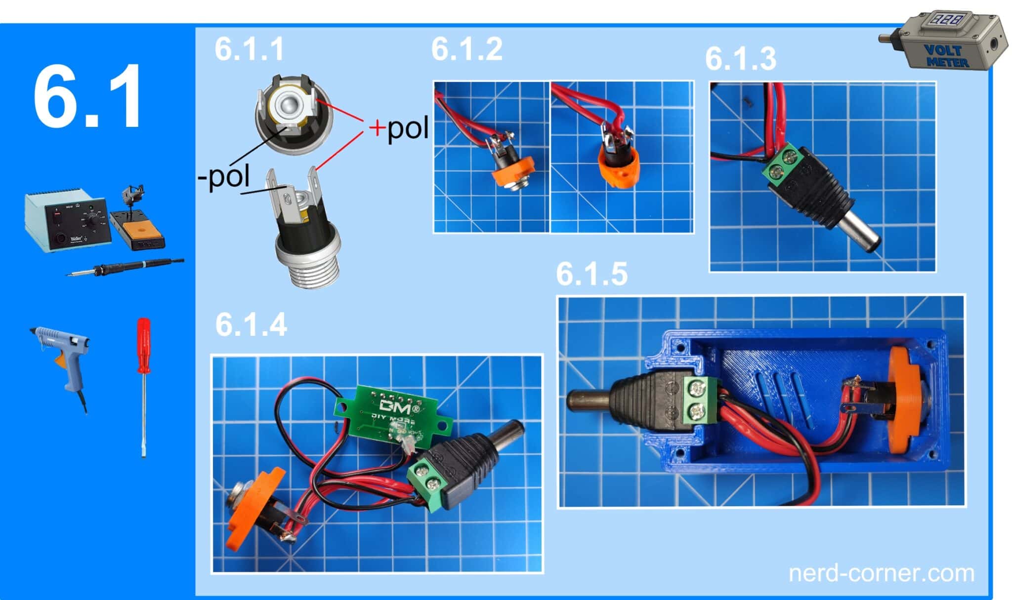 Mini digital voltmeter Construction manual 2025!